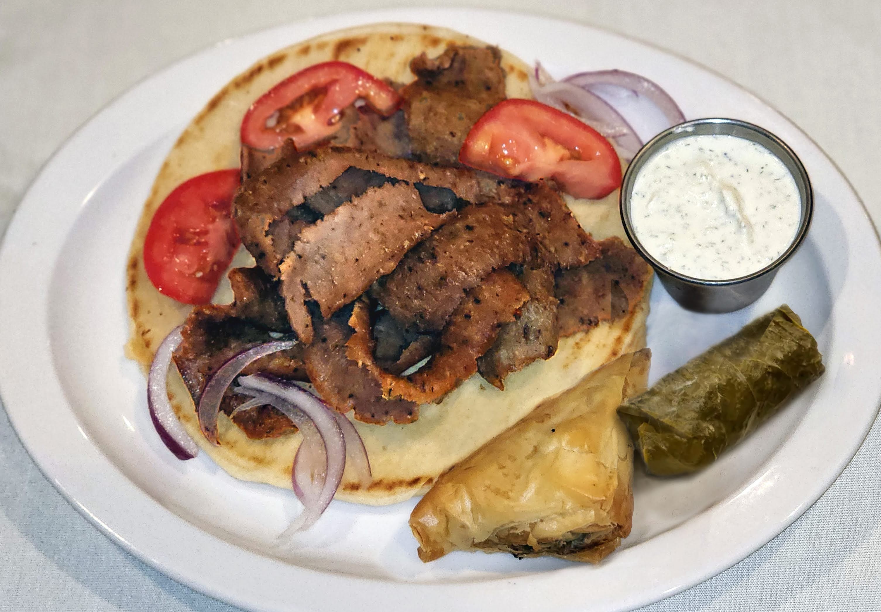 P1 Gyro Plate | Kansas City Greek Festival